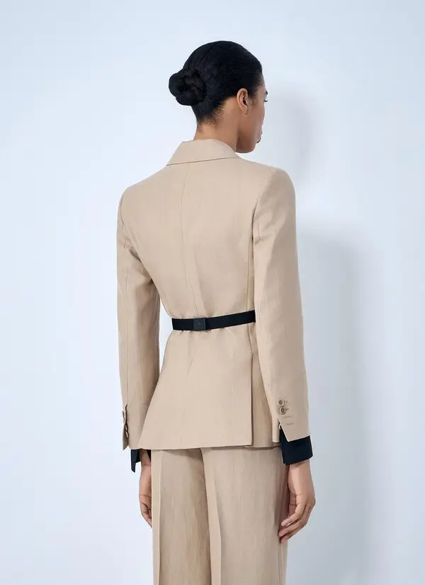 Max Mara Textured Blazer - Cream