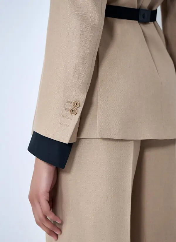 Max Mara Textured Blazer - Cream
