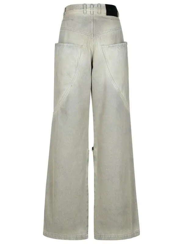 Attico Cotton Jeans - Gray