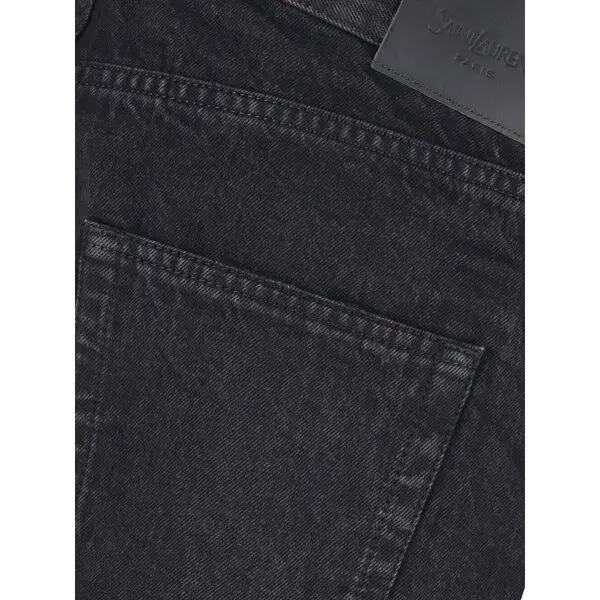 Saint Laurent Wash Denim Skinny Jeans