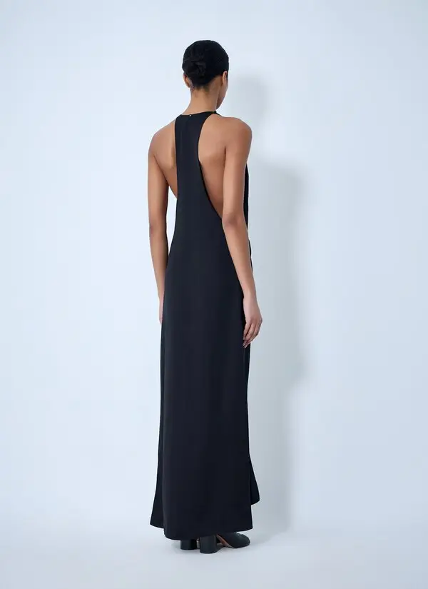 Sportmax Sleeveless Draped Maxi Dress
