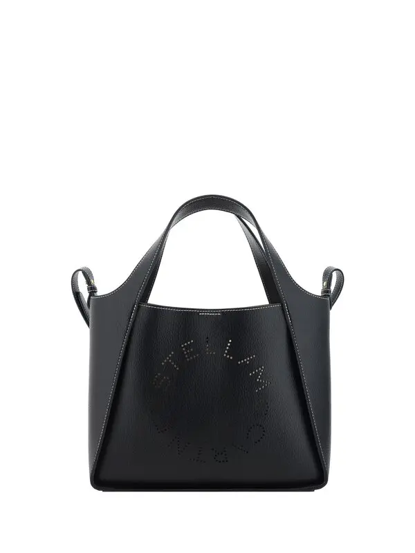 Stella McCartney Faux Leather Shoulder Bag - Black