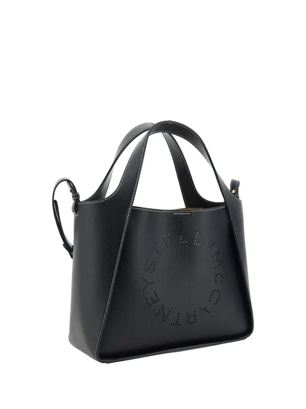 Stella McCartney Faux Leather Shoulder Bag - Black