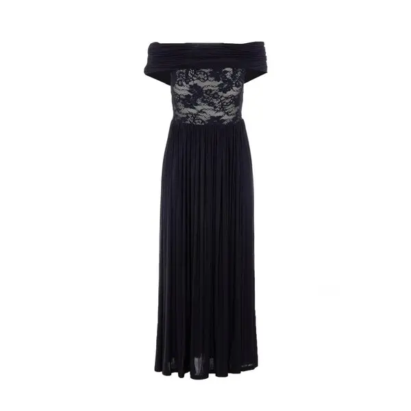 Zimmermann Rebellion Off Shoulder Dress - Black