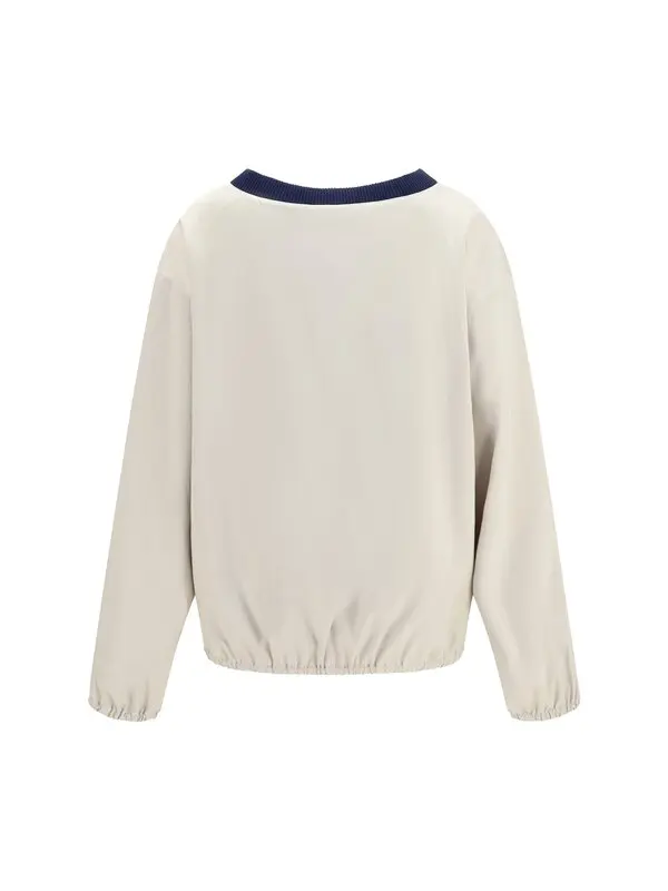 Miu Miu Pongé Tec Sweatshirt