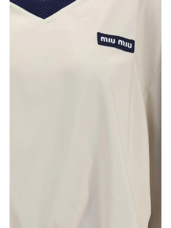 Miu Miu Pongé Tec Sweatshirt - Multicolor