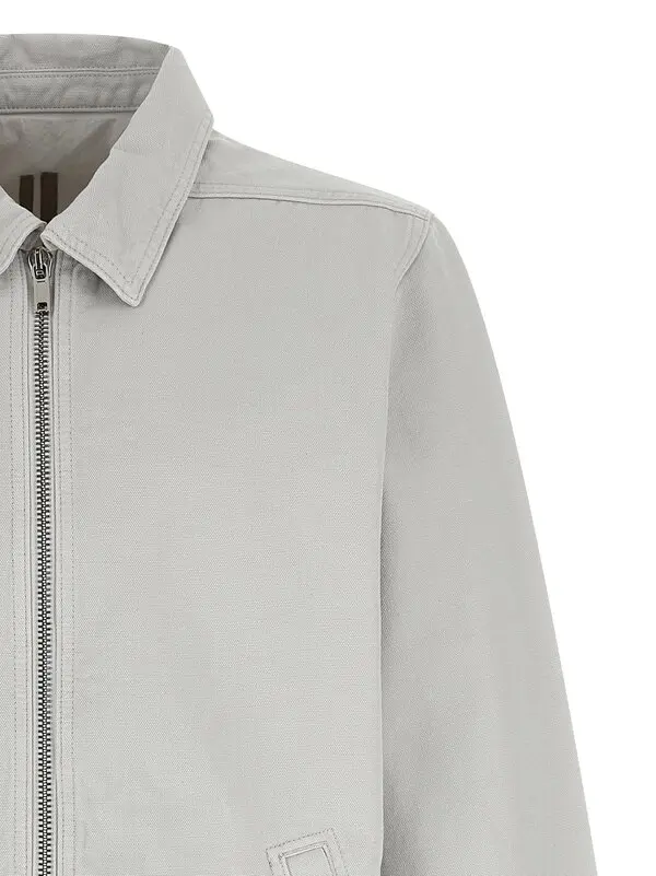 Rick Owens Cotton Jacket - Cream