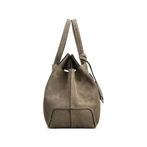 TOD'S Suede Bucket Bags - Gray