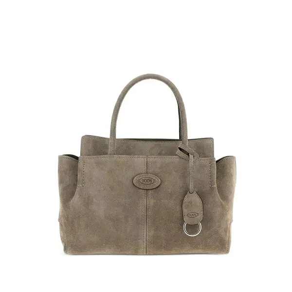 TOD'S Suede Bucket Bags - Gray