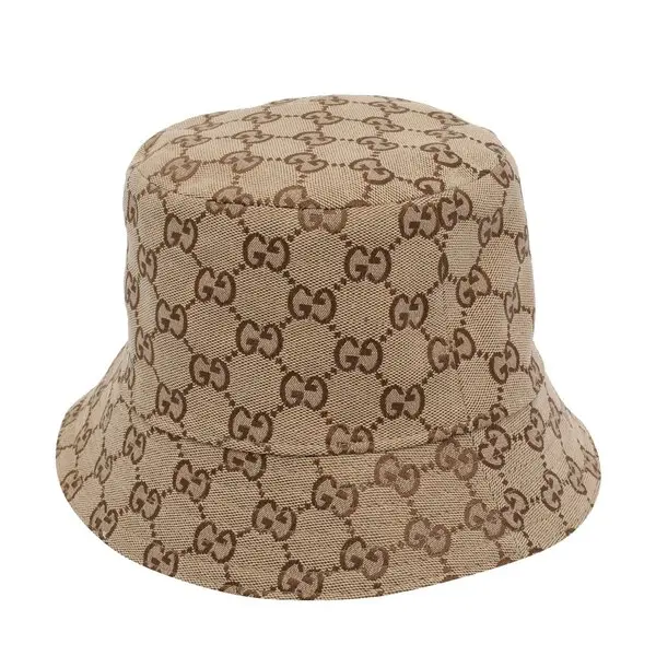 Gucci Reversible Gg Logo Buckle Hat