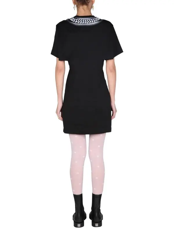 Givenchy Dress With 3d Chain Print