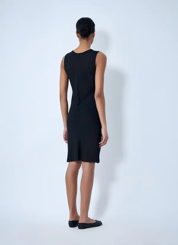 RIER Sleeveless Mesh Midi Dress
