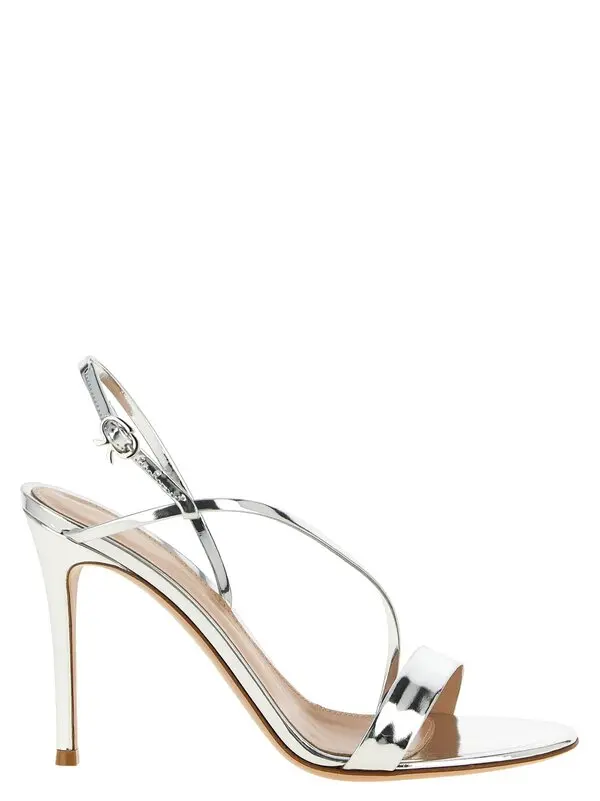 GIANVITO ROSSI Manhattan' Sandals - Silver