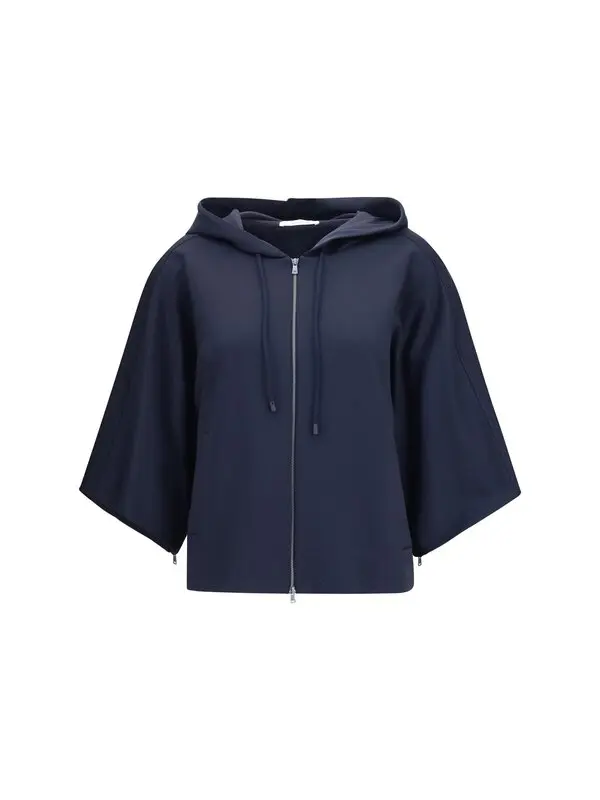 Max Mara Fidato Hooded Sweatshirt - Blue