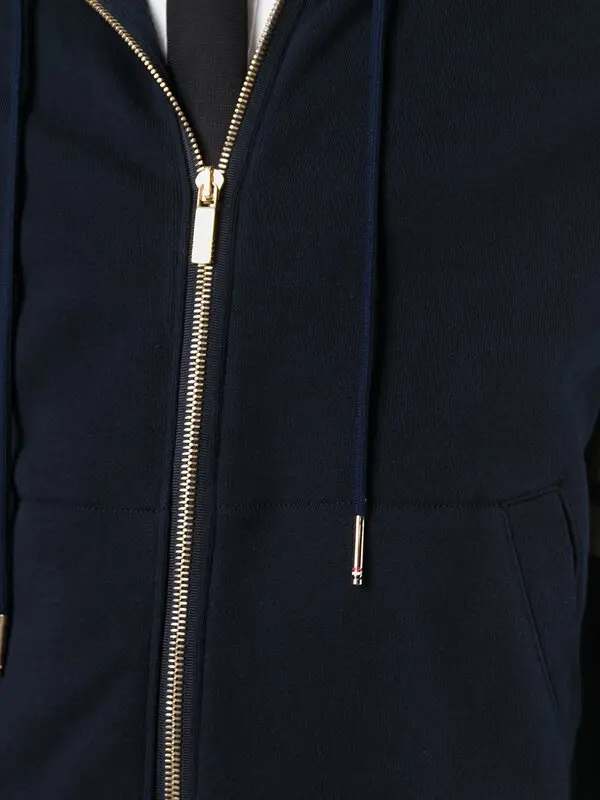 Thom Browne Cotton Zipped Hoodie