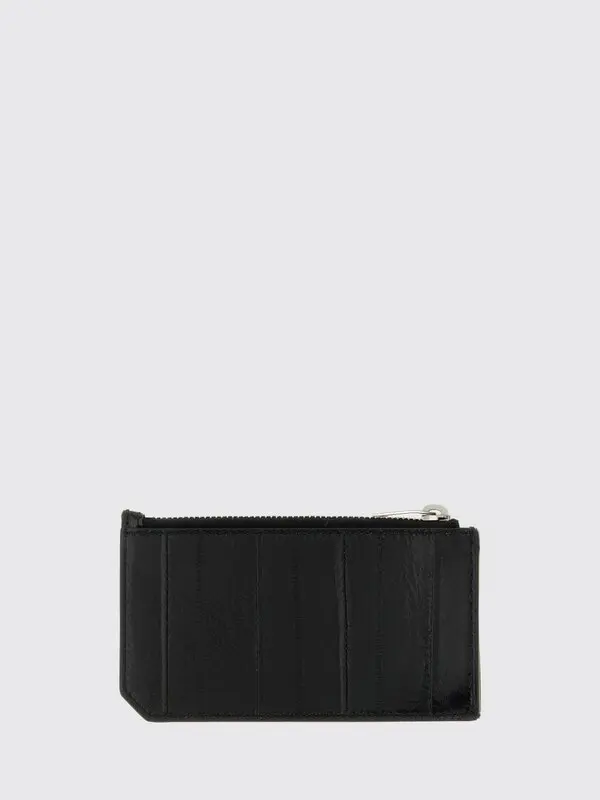 Saint Laurent Tiny Cassandre Eel Leather Credit Card Holder