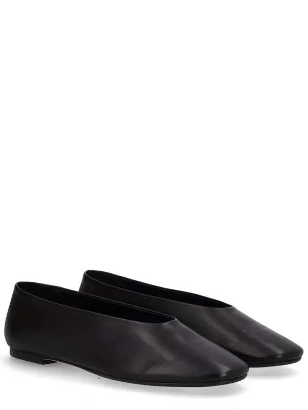 AeydĒ Dancer Kirsten Nappa Leather Flats - Black