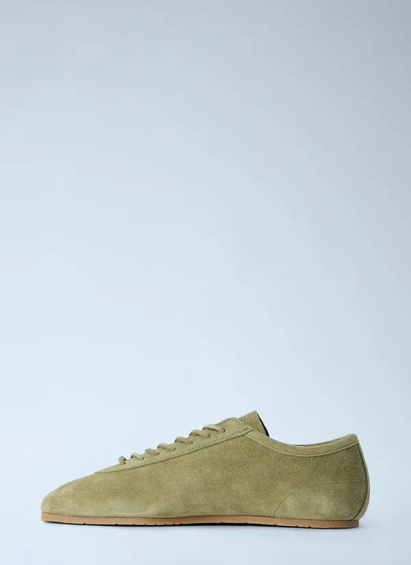 Dries Van Noten Suede Low-top Trainers - Green