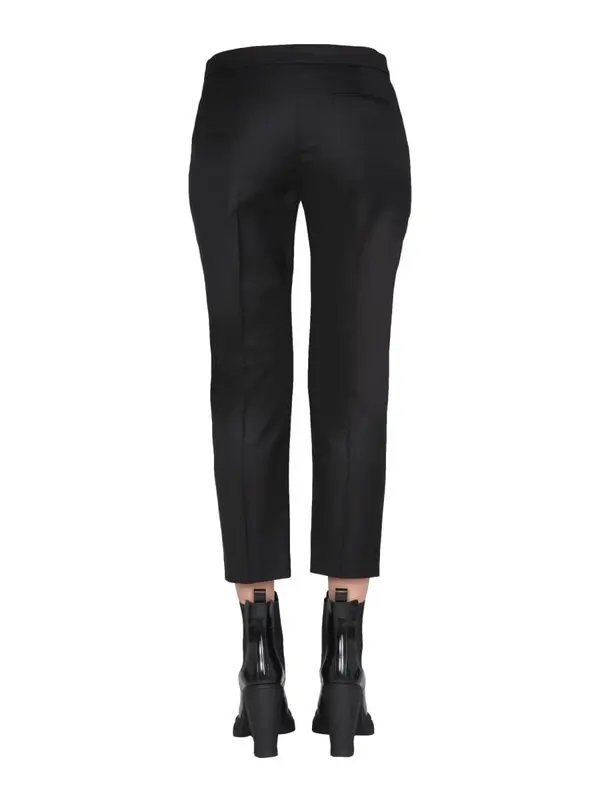 Alexander McQueen Cropped Trousers - Black