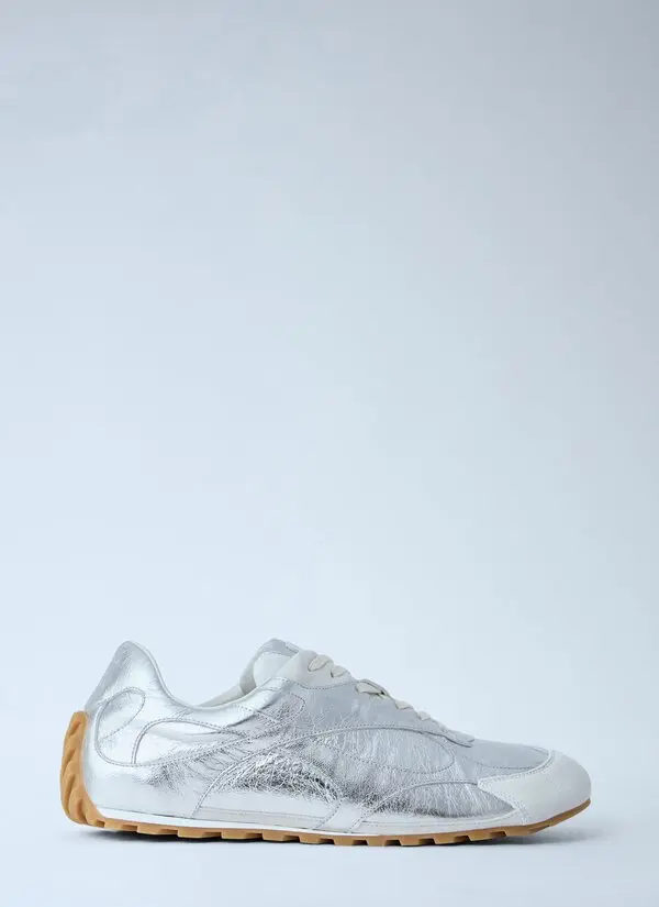 Bottega Veneta Orbit Flash Sneakers - Silver