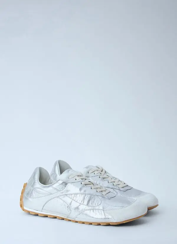 Bottega Veneta Orbit Flash Sneakers - Silver
