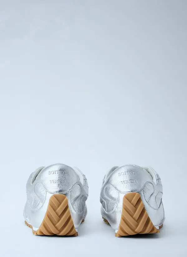 Bottega Veneta Orbit Flash Sneakers - Silver
