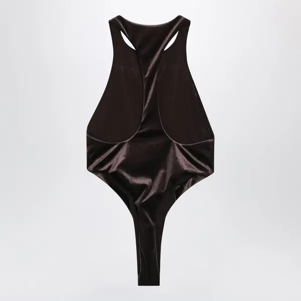 Andamane Velvet-effect Bodysuit