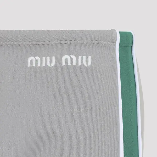 Miu Miu Polyamide Shorts - Gray