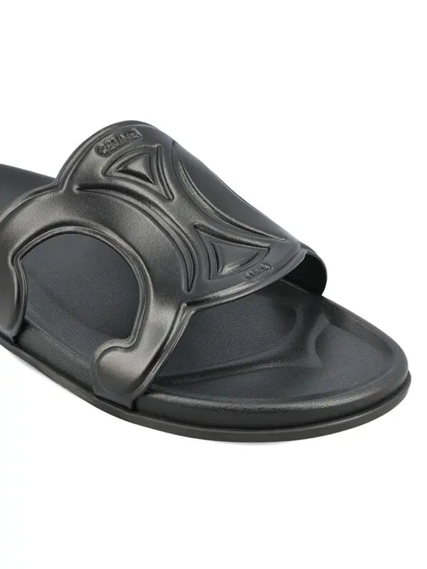 Celine Triomphe Slide Sandals
