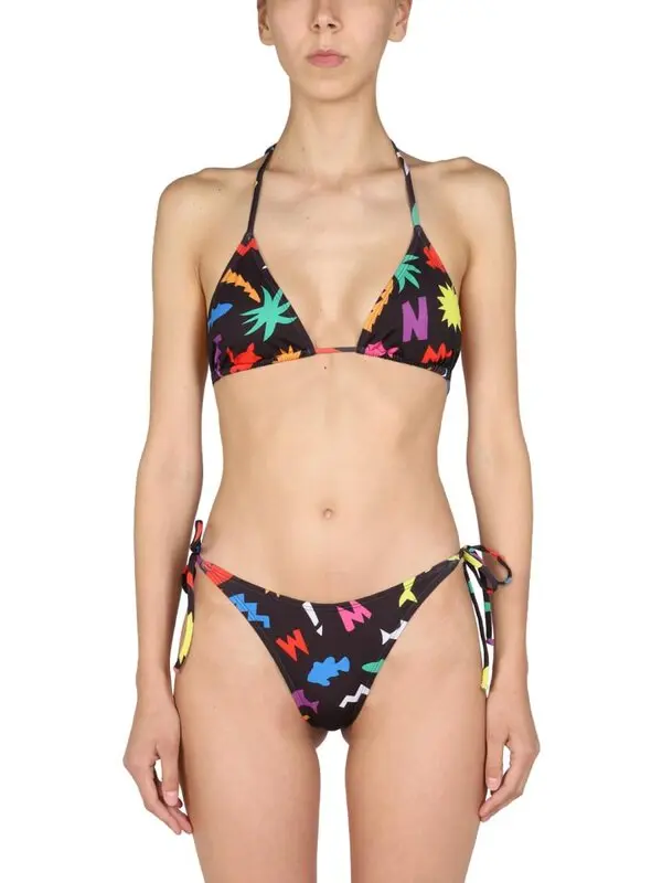 Moschino All-over Print Bikini Briefs