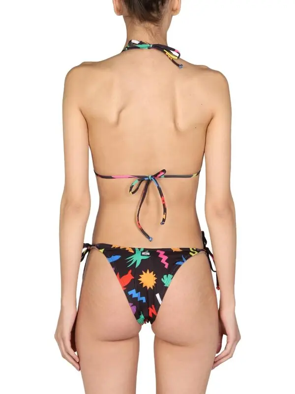 Moschino All-over Print Bikini Briefs