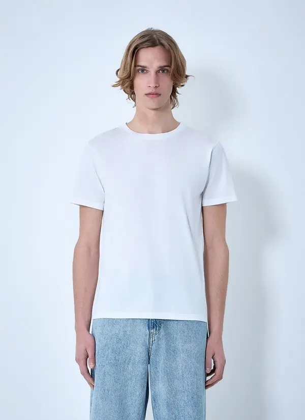 RIER Cotton Jersey T-shirt - White