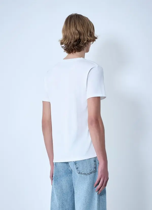 RIER Cotton Jersey T-shirt - White