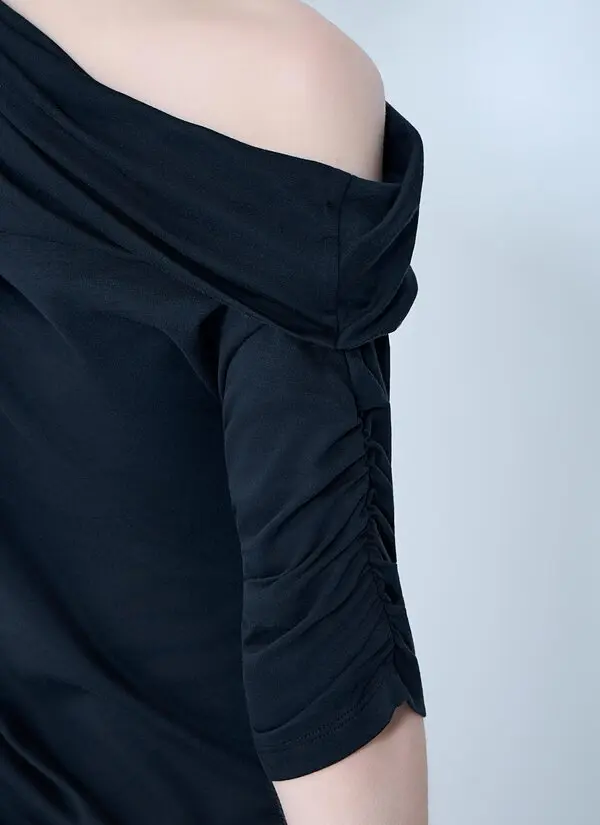 Jacquemus La Mini Robe Drapeado Mini Dress