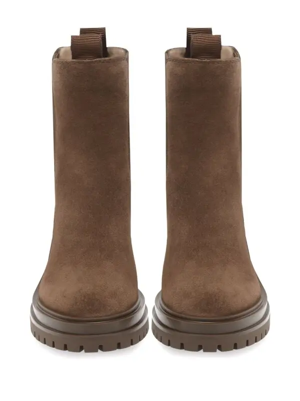 GIANVITO ROSSI Chester Suede Leather Boots - Multicolor