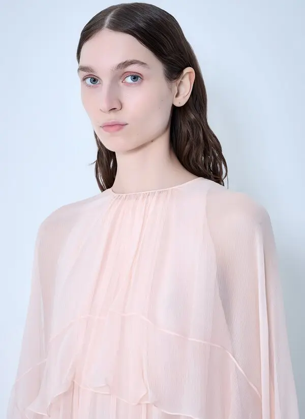 Chloé Silk Thin-strap Long Dress