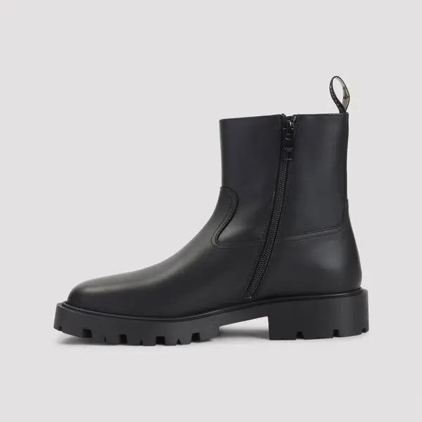 Celine Zipped Calf Leather Boots