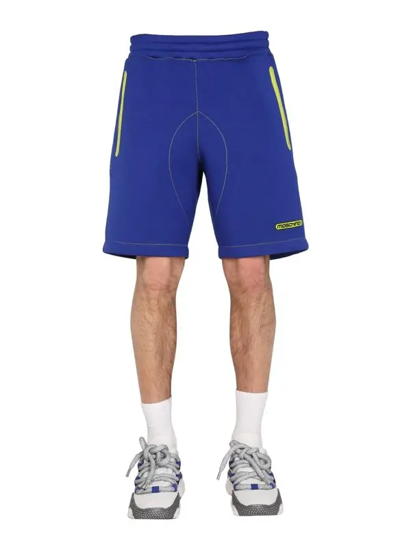 Moschino Logo Short - Blue