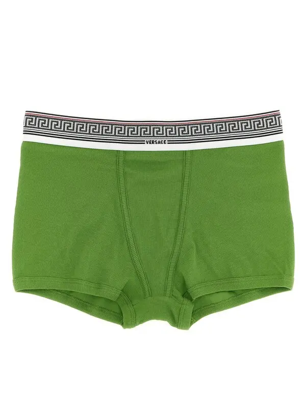 Versace Greca' Briefs - Green