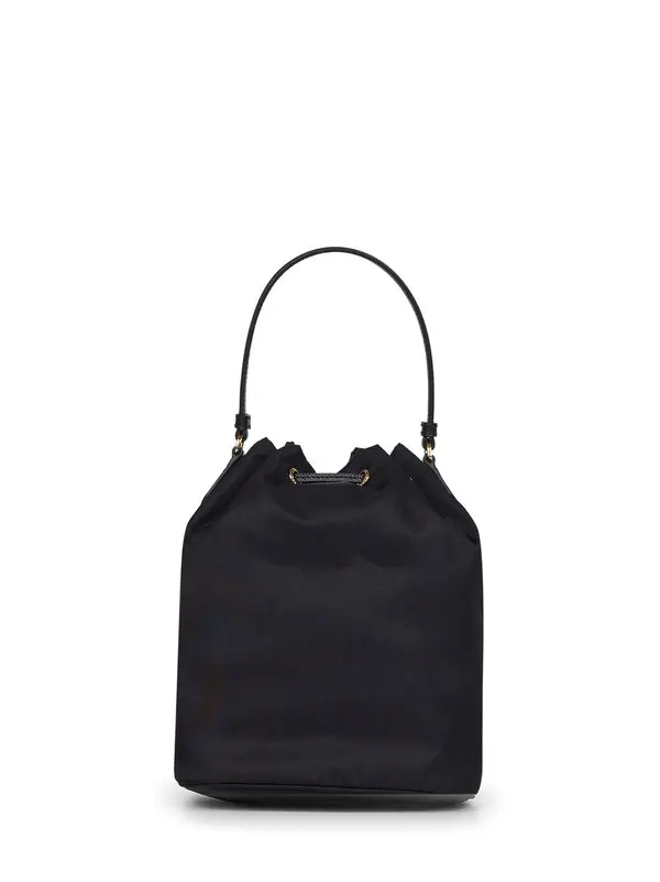 Prada Borse Black Duet Bucket Bag - Multicolor