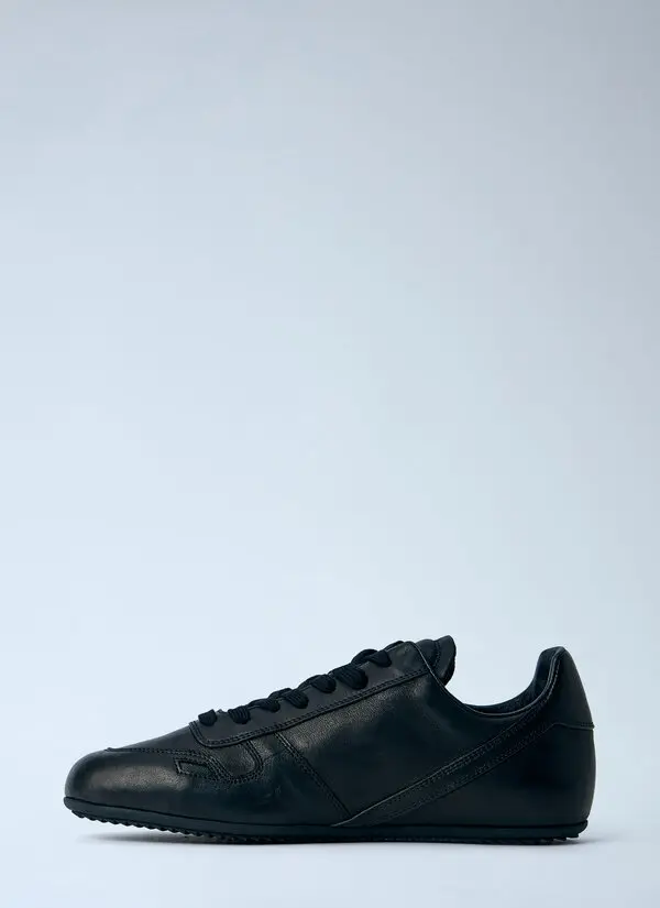 Rick Owens Minimal Leather Sneakers