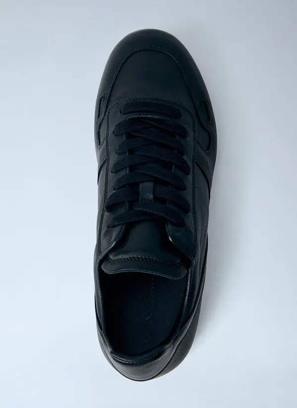 Rick Owens Minimal Leather Sneakers