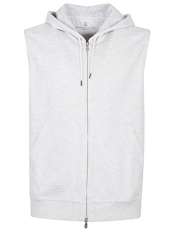 Brunello Cucinelli Hooded Vest - Multicolor