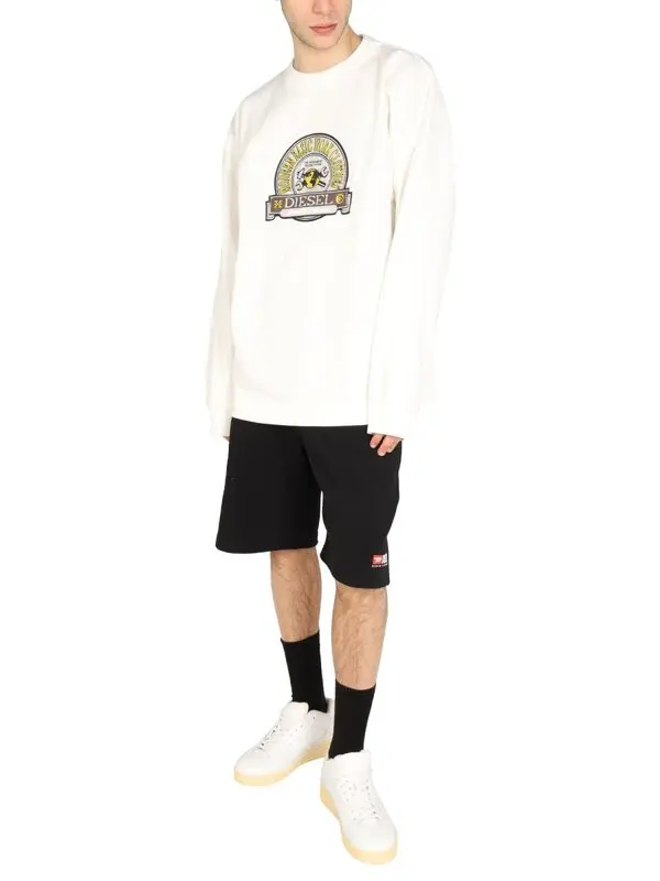 DIESEL® Logo Patch Sweatshirt
