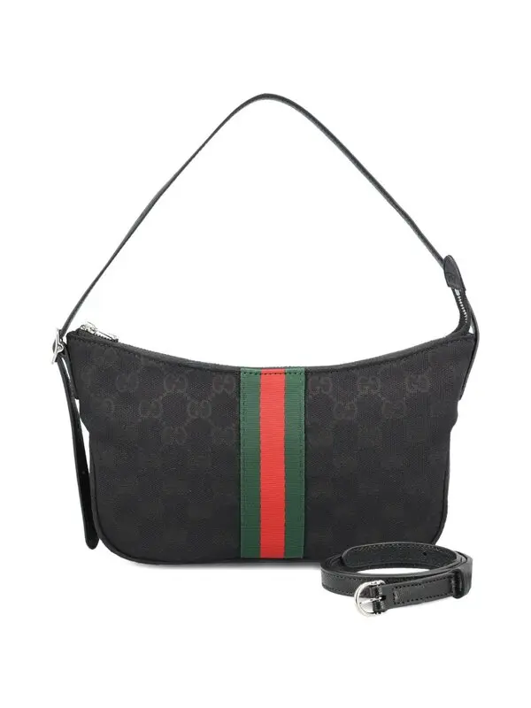 Gucci Small Crossbody Bag With Logo Print Stripe