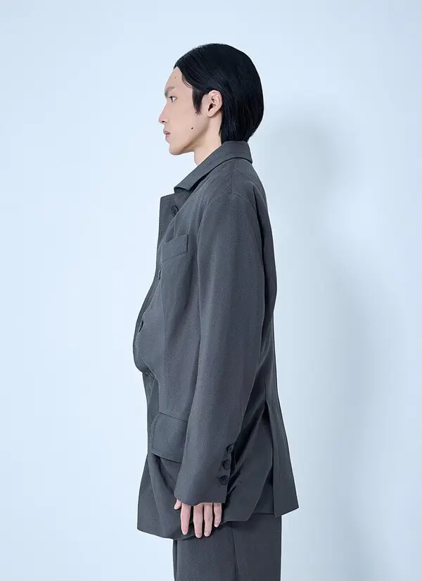 VIVIENNE WESTWOOD Asymmetrical Wool Blazer
