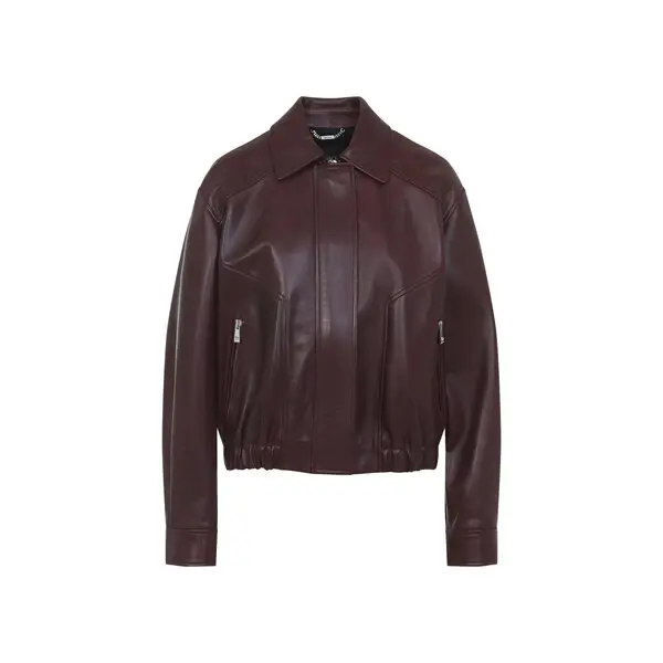 Versace Bufalo Leather Blouson