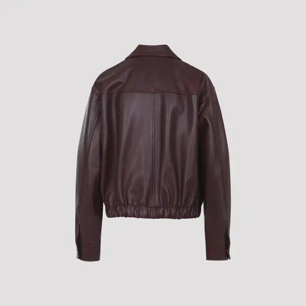 Versace Bufalo Leather Blouson