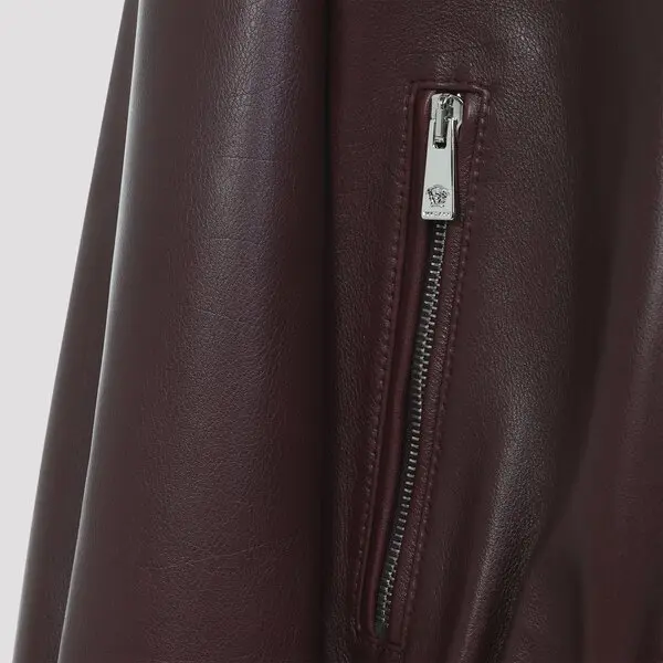 Versace Bufalo Leather Blouson