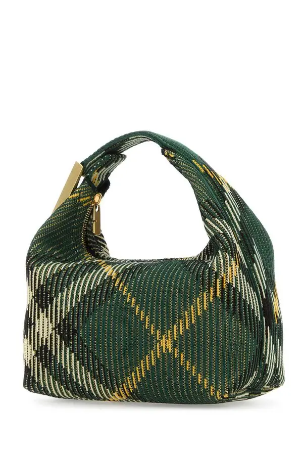 Burberry Embroidered Nylon Mini Handbag - Multicolor